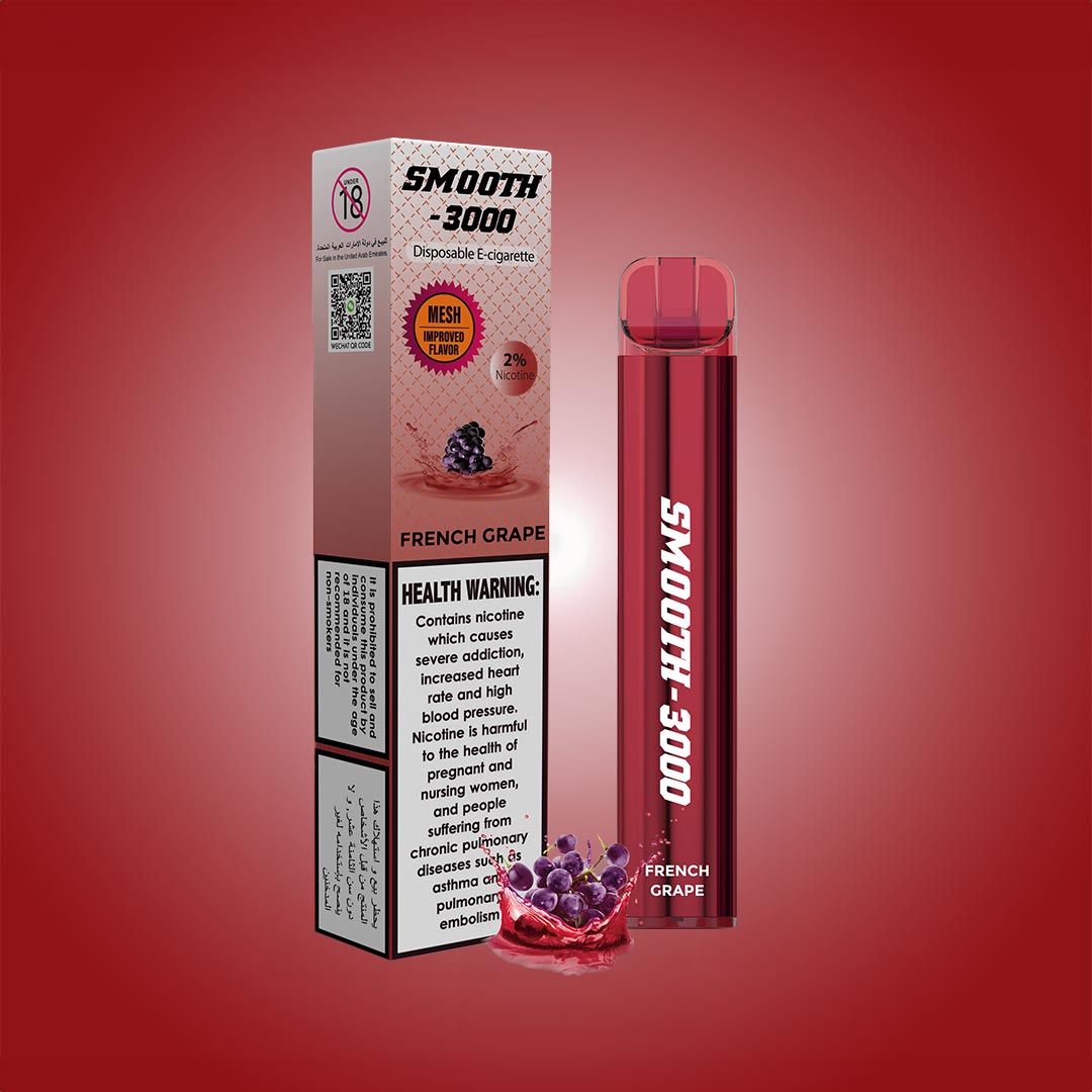 Smooth 3000 - French Grape – Volt Vape